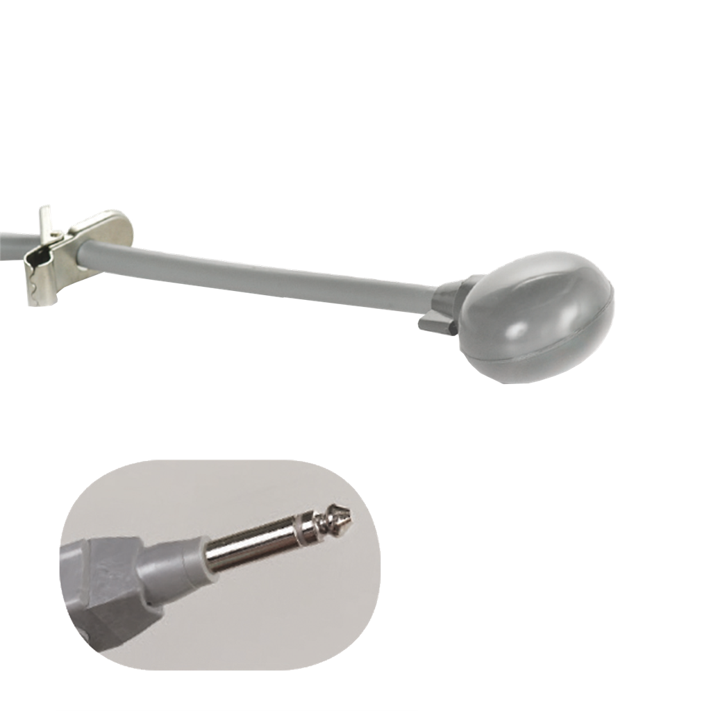 Grey PressCall Call Cord, 1/4 2-conductor, non-locking – Medpart.com